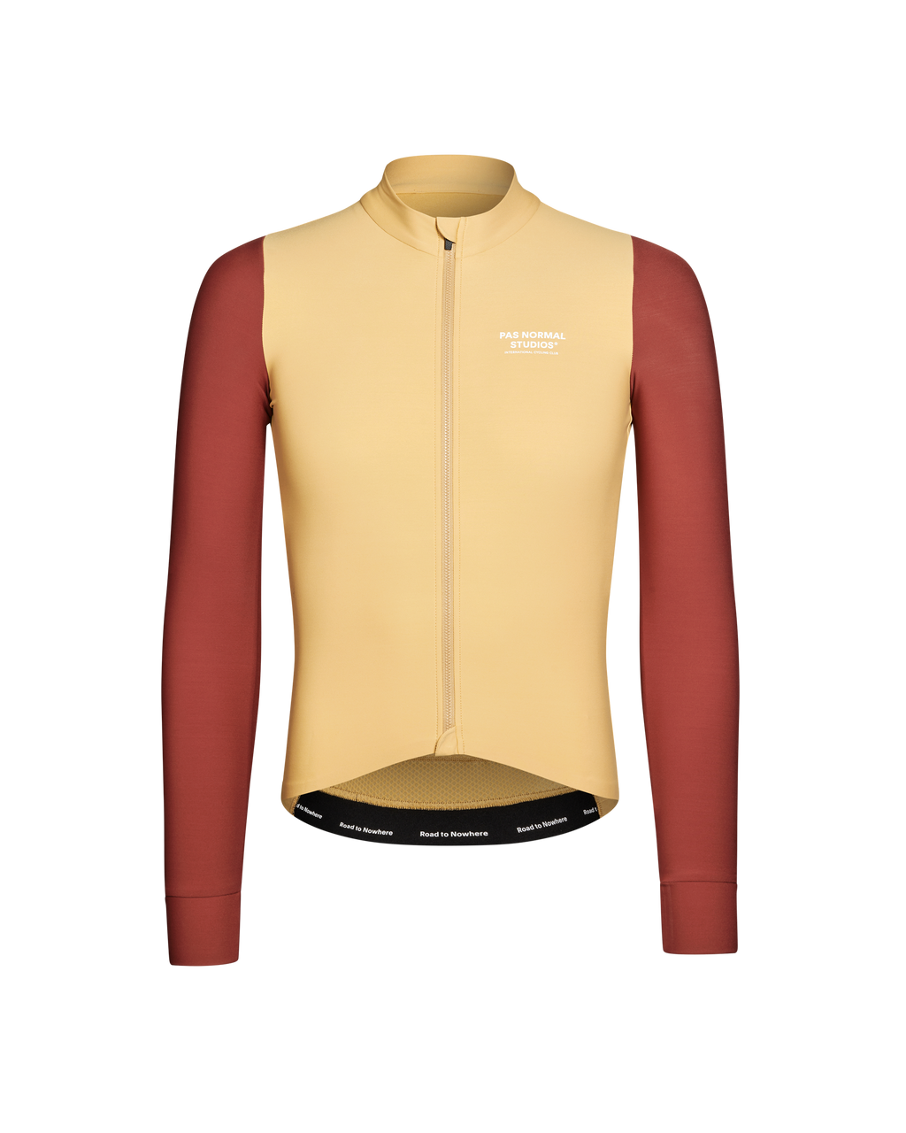 Men's Mechanism Long Sleeve Jersey -Camel/Maroon – Pedal Cycling & Coffee